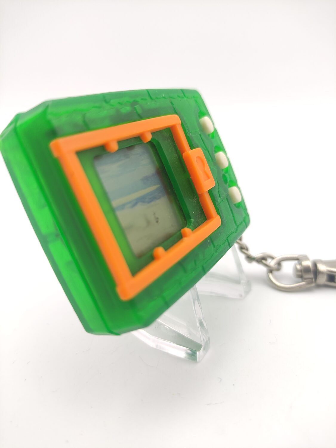 Digimon Digivice Digital Monster Ver 5 Clear green w/ orange Bandai ...